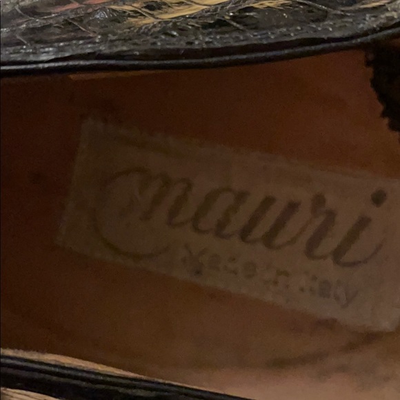 Mauri | Shoes | Vintage Mauri Mens Alligator Black Shoes Sz85 | Poshmark